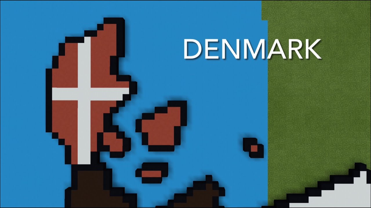 How to build the earth in Minecraft | part 16 | Denmark - YouTube