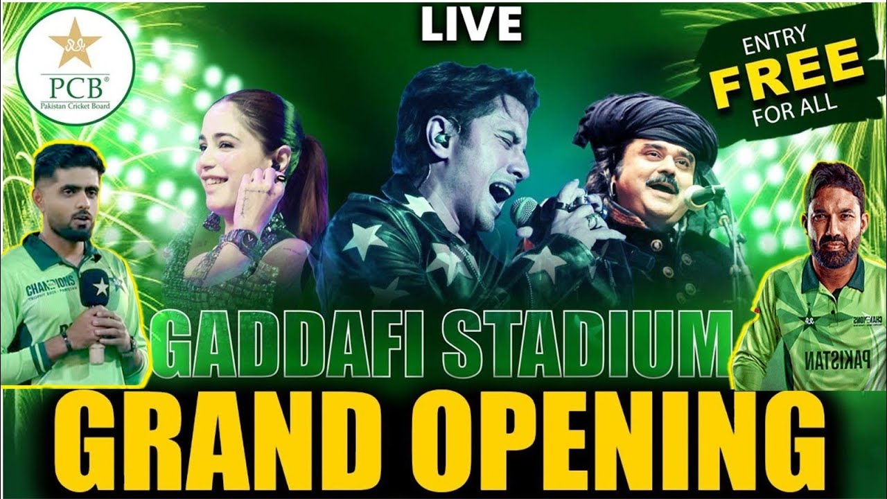 Gaddafi stadium new look after re-construction || Gaddafi’s opening ...