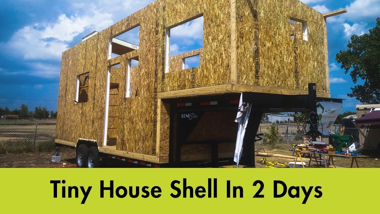 SIPs Tiny House Time Laps | Terraform Tiny House - YouTube
