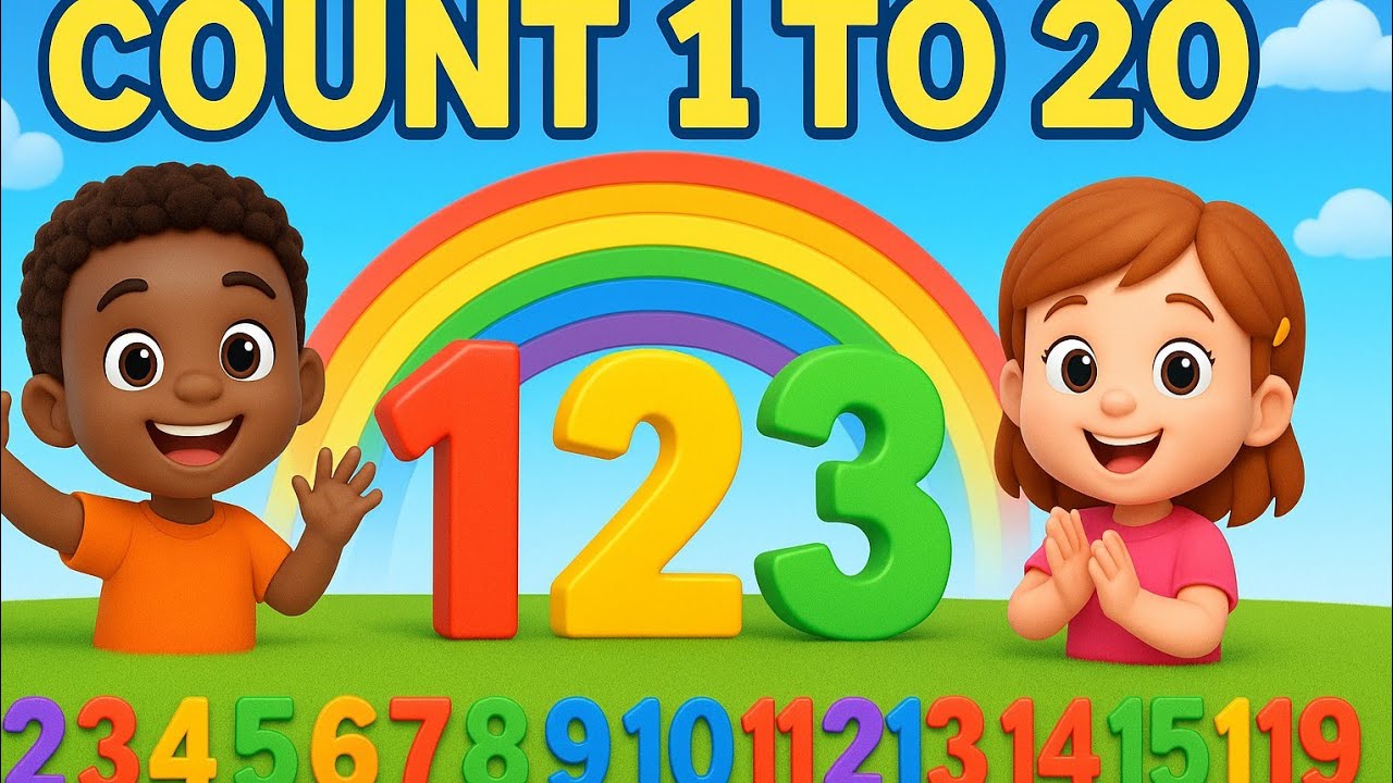 Count 1 to 20 for Kids | Learn Numbers with Fun Animation | Toddler ...