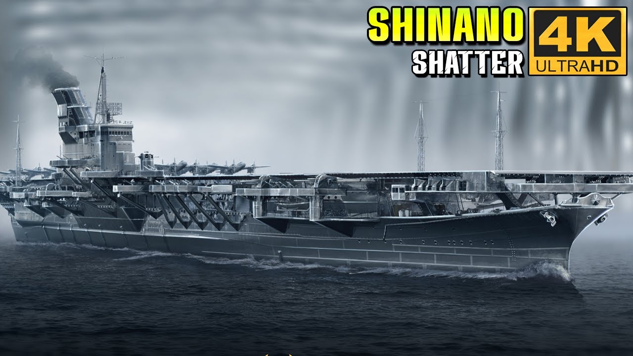 Shinano - Enemy CV destroyed as first blood - YouTube