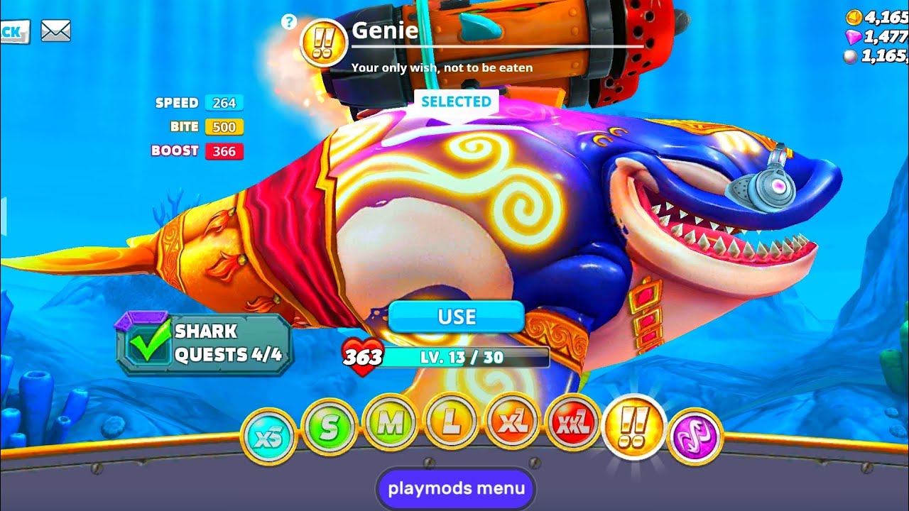 Hungry Shark World Mod Menu Unlimited Money & Unlock All Shark Game ...