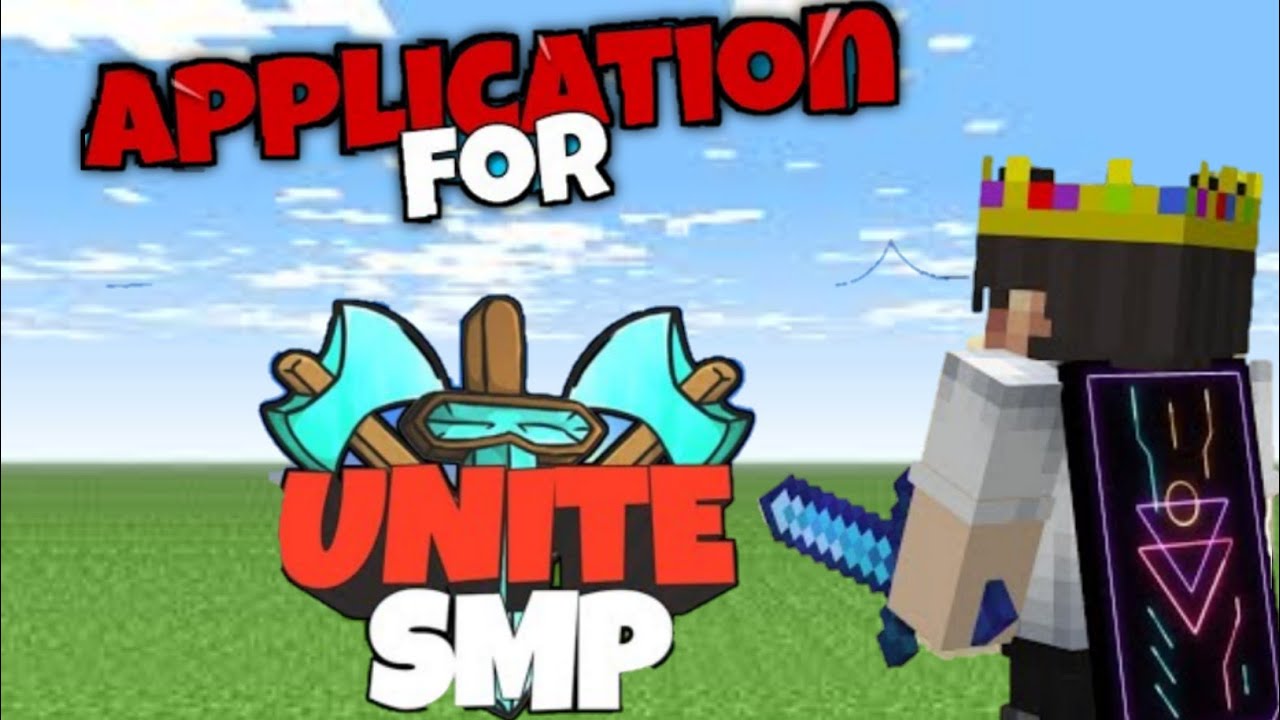 My Application For Unite Smp #unitesmp - YouTube