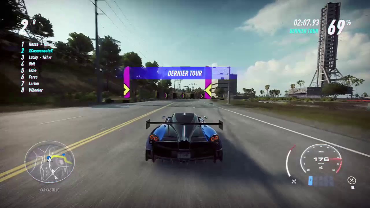 NFS Heat need for speed Heat course Race - YouTube