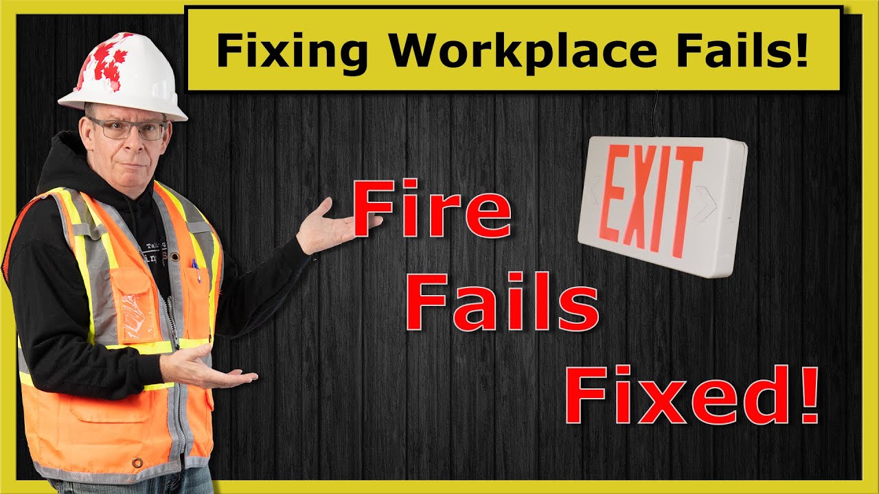 Fixing Workplace Fails - Fixing Fire Exit Fails! | Video Toolbox Talk ...