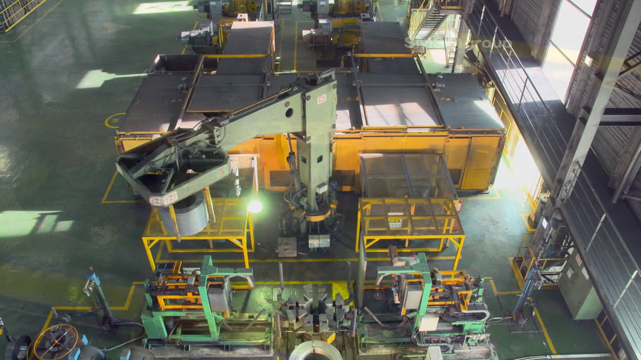 SMS group - Hot rolling - VCC line for rebars at Daehan Steel - YouTube