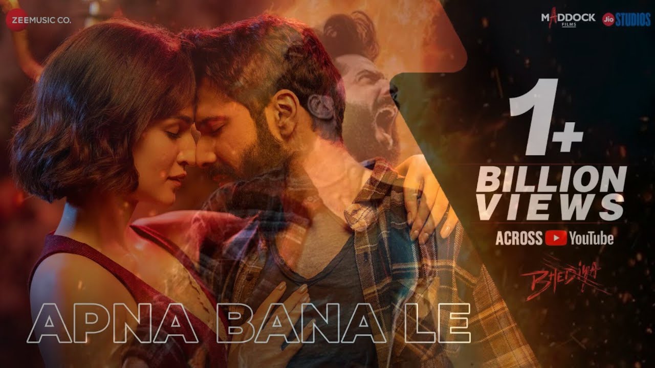 Apna bana le song (vocals only) bhediya - YouTube