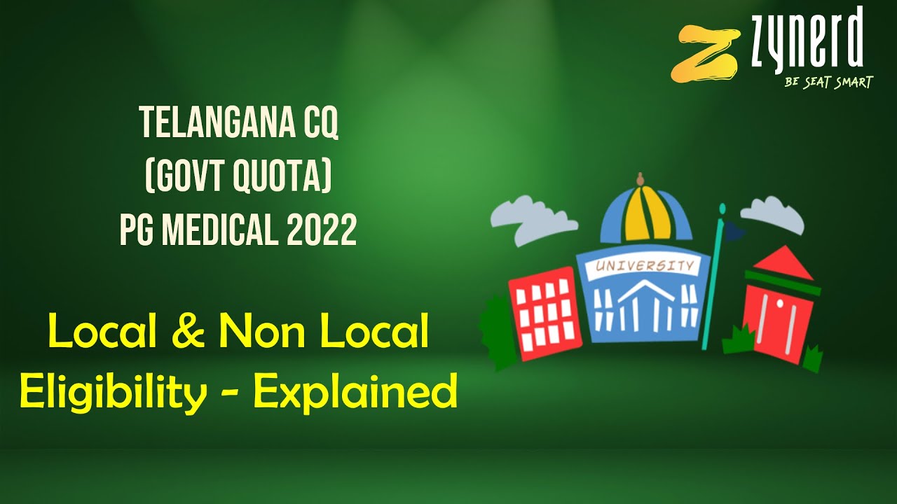Telangana CQ Counseling-Govt Quota-Local,NonLocal Eligibility Explained ...