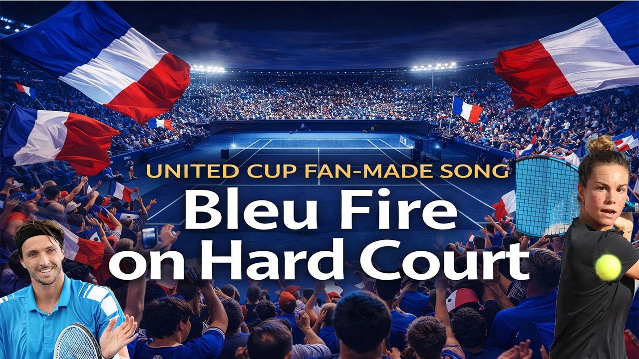 United Cup | Bleu Fire on Hard Court | Team France Fan-Made Song - YouTube