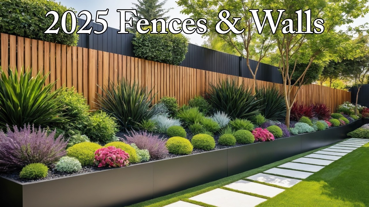 +100 Trendiest Outdoor Fences & Walls 2025 | Stunning Designs for Your ...