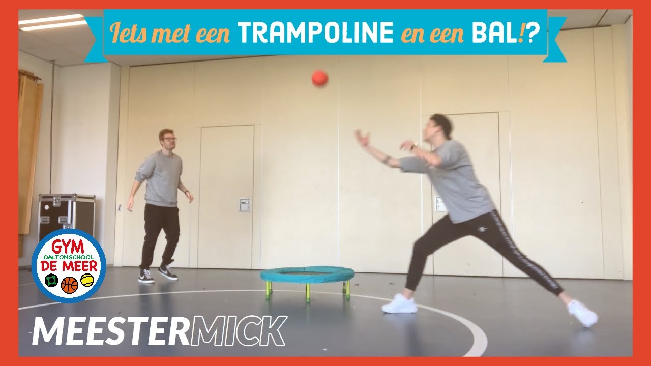 SPEL 24: Iets met een trampoline en een bal!? #thuisbewegen - YouTube