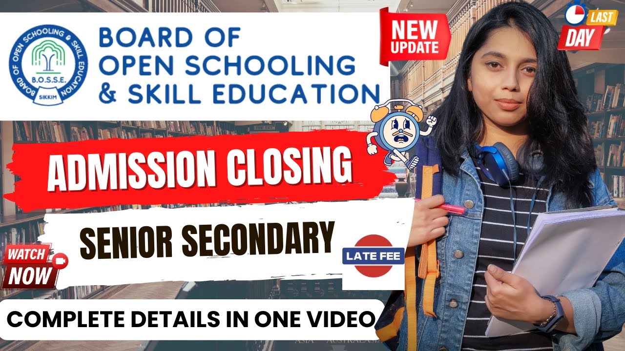 How To Fill Online Admission Form Of Bosse Sikkim Board # Bosse ...