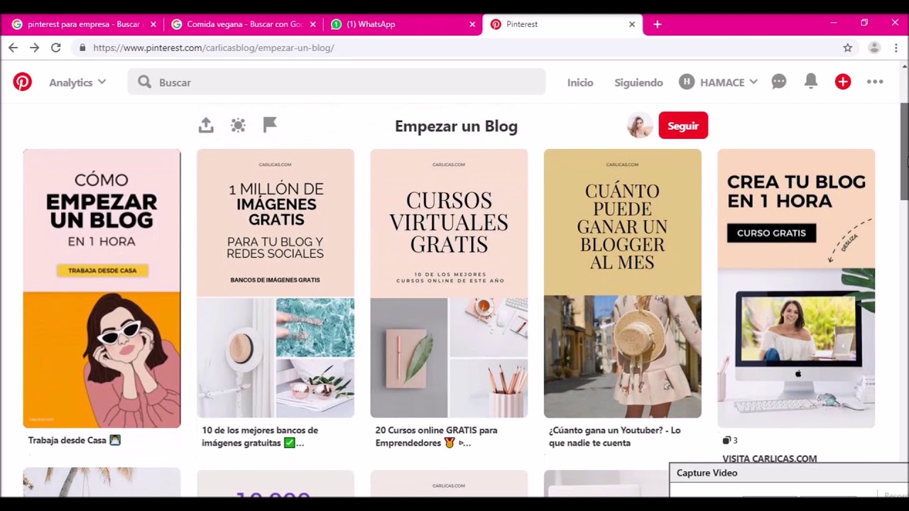 Pinterest tutorial bien explicado - YouTube