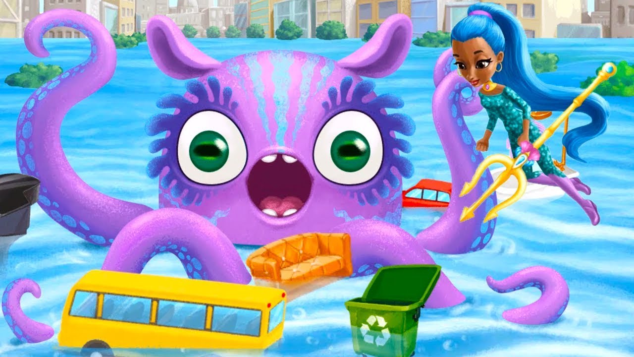 Power Girls Super City Fun Care Kids Game - Play Superhero Hair Salon ...