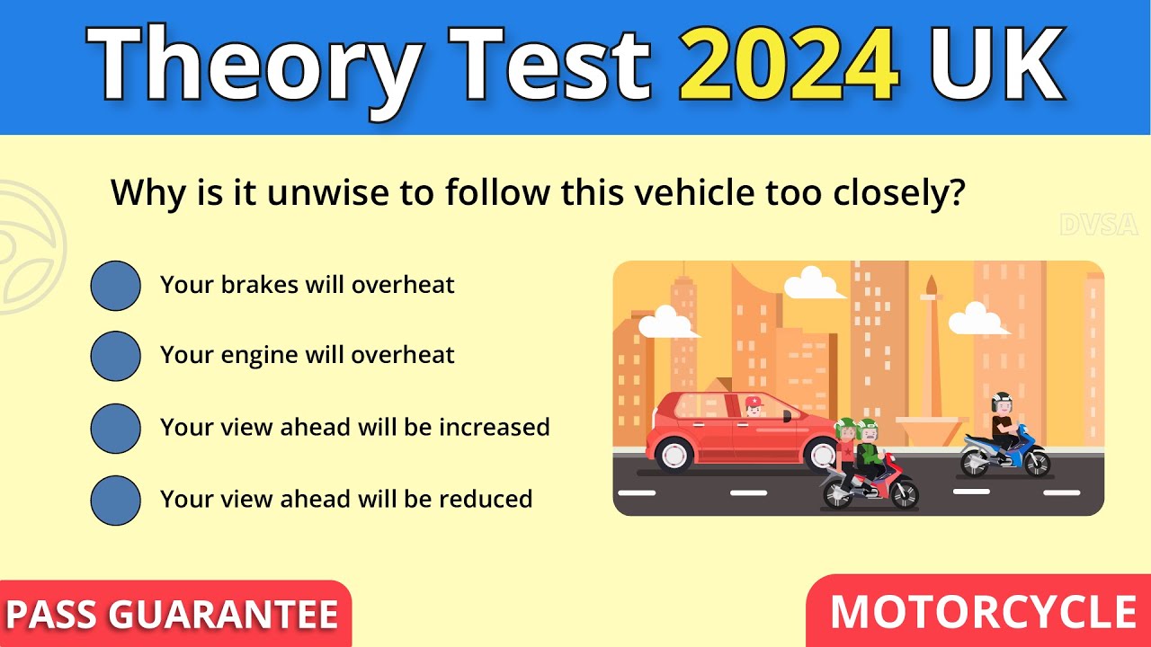 Motorcycle theory test 2024 | Licensed By DVSA Theory Test 2024 UK # ...