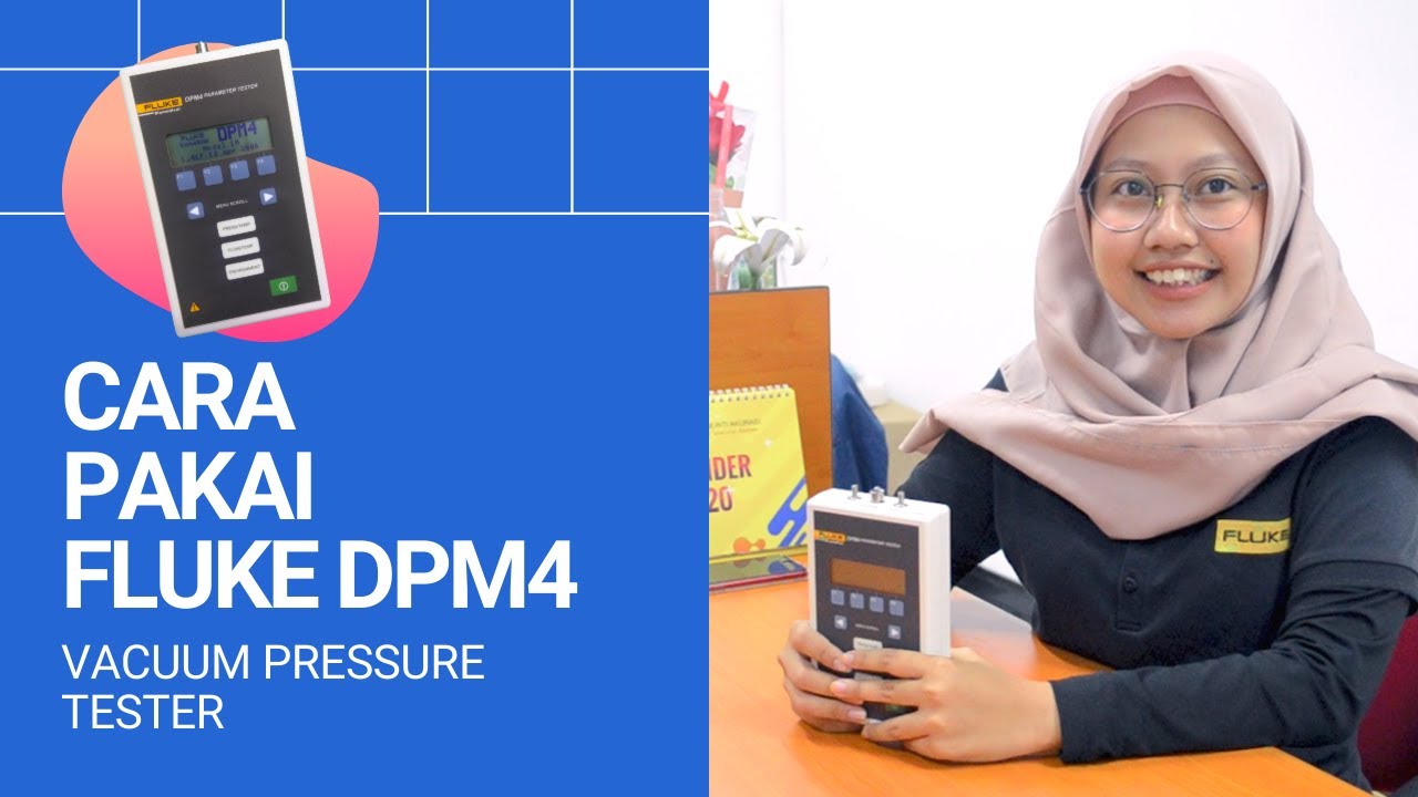 Cara pakai Fluke DPM4 Digital Pressure Meter untuk Pengujian Tensi ...