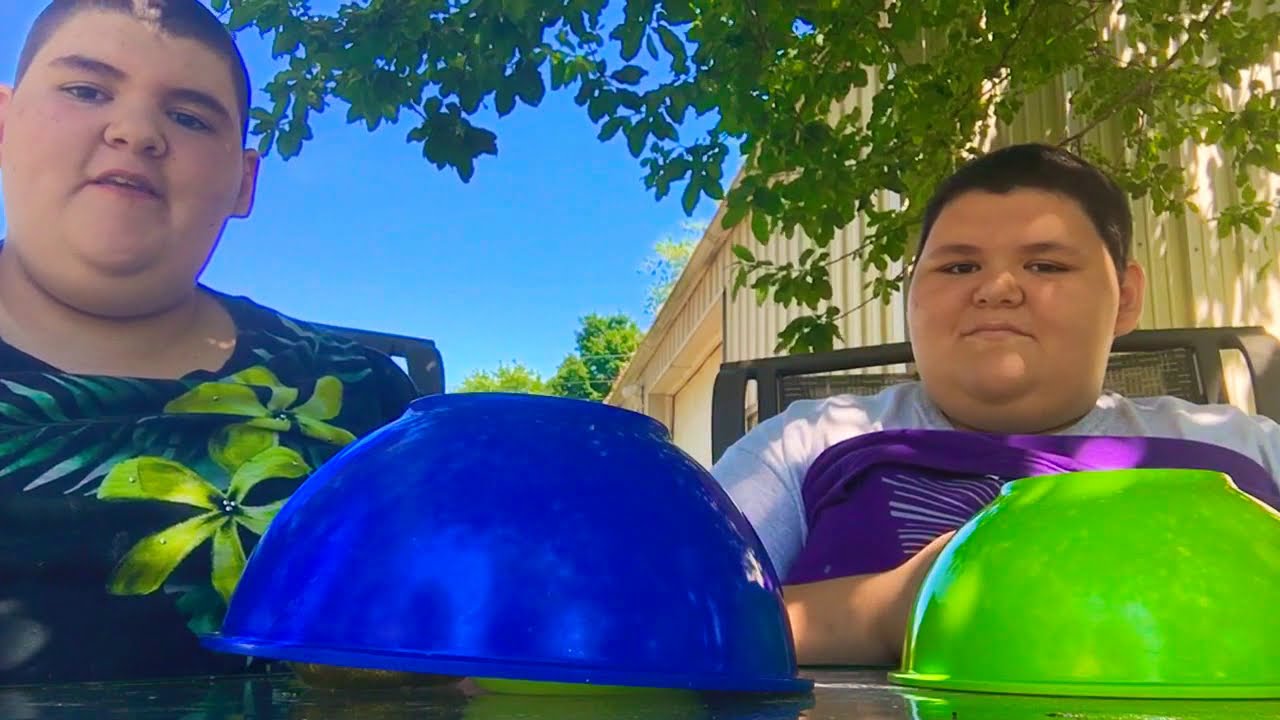 Good slime and bad slime challenge - YouTube