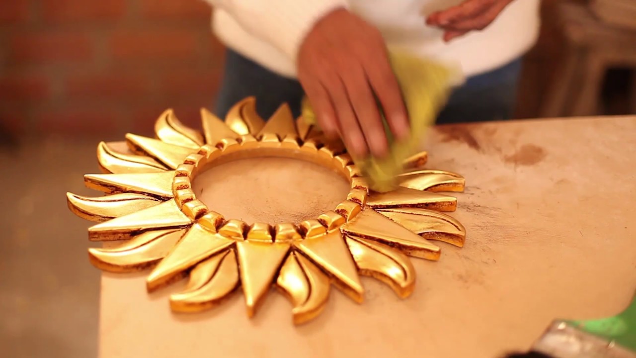 How is it Made? The Making of a Gilded Wood Mirror - YouTube