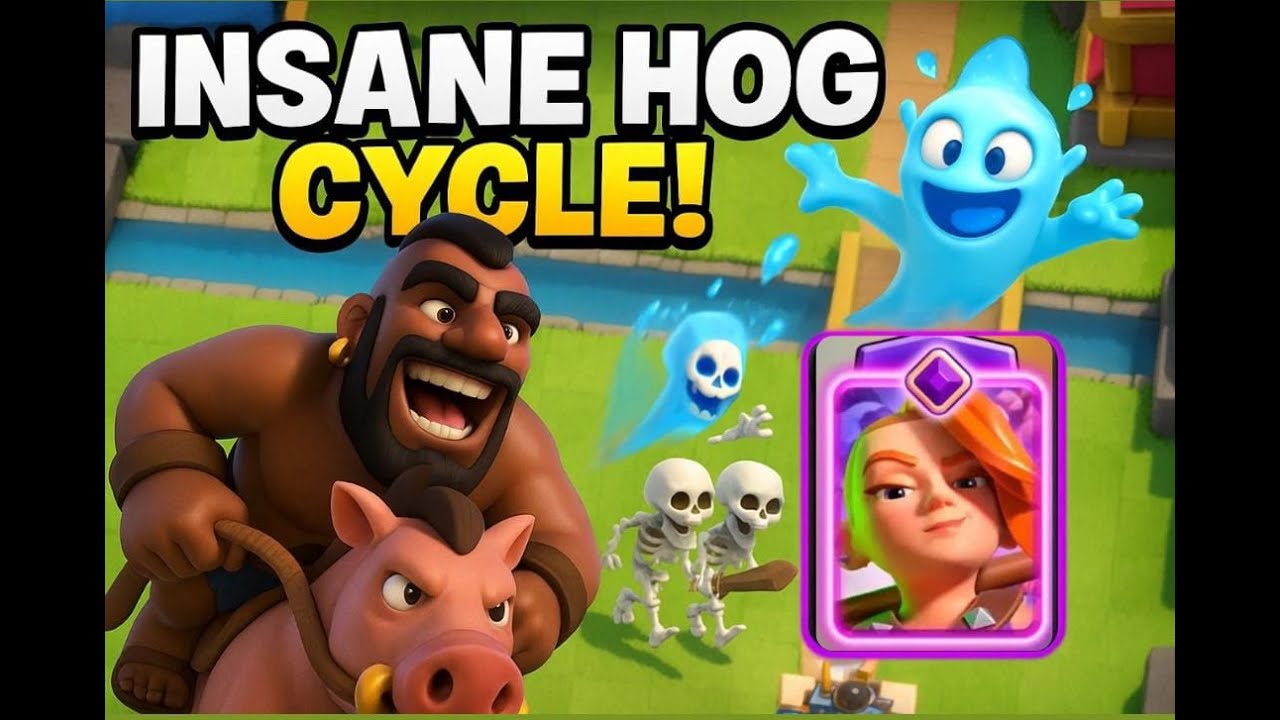 HOG CYCLE MASTERCLASS with INSANE PREDICTION! 🤯 | Clash Royale 1v1 ...
