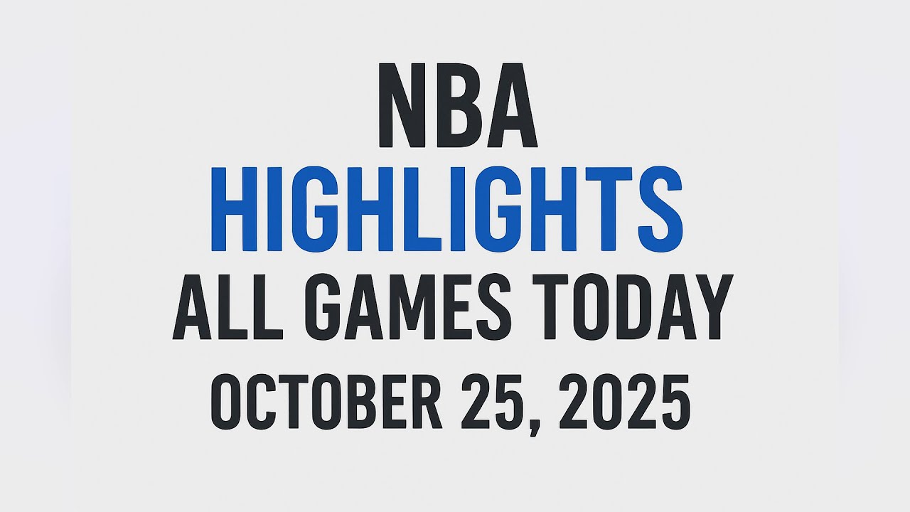 NBA Highlights | All 5 Games Today - October 25, 2025 - YouTube