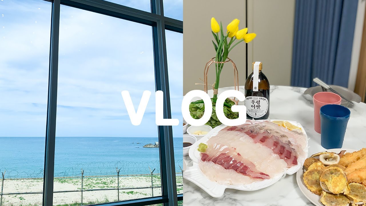 여행vlog 강원도 고성 속초 여행 브이로그 고성 카페 에이프레임 백도삼교리동치미막국수 백도해수욕장 속초중앙시장 해마루회포장 속초더블루테라호텔 Youtube