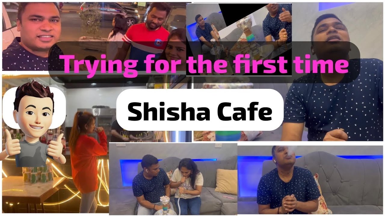 18+ Trying Shisha for the first time in Life at KUWAIT ||More Funny ...