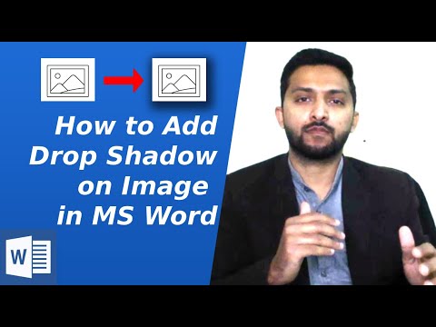 How to Add Drop Shadow on Picture in Microsoft Word - YouTube