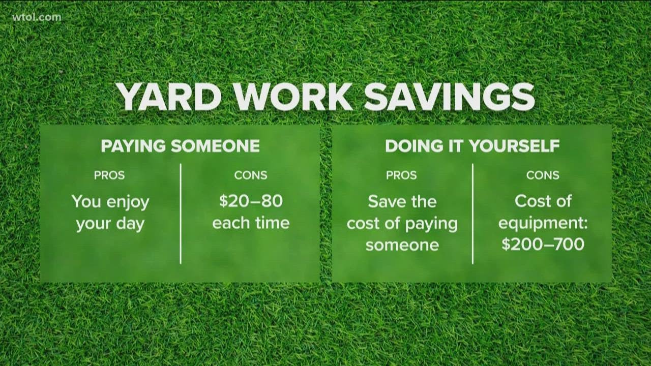 What is more cost effective? Doing your own yard work or hiring someone ...