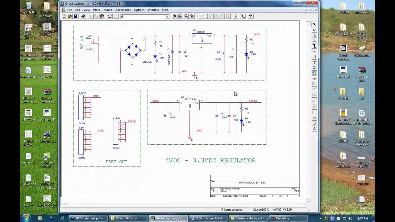 OrCAD tutorial - Part6: Kiểm tra lỗi và tạo file Netlist.mp4 - YouTube