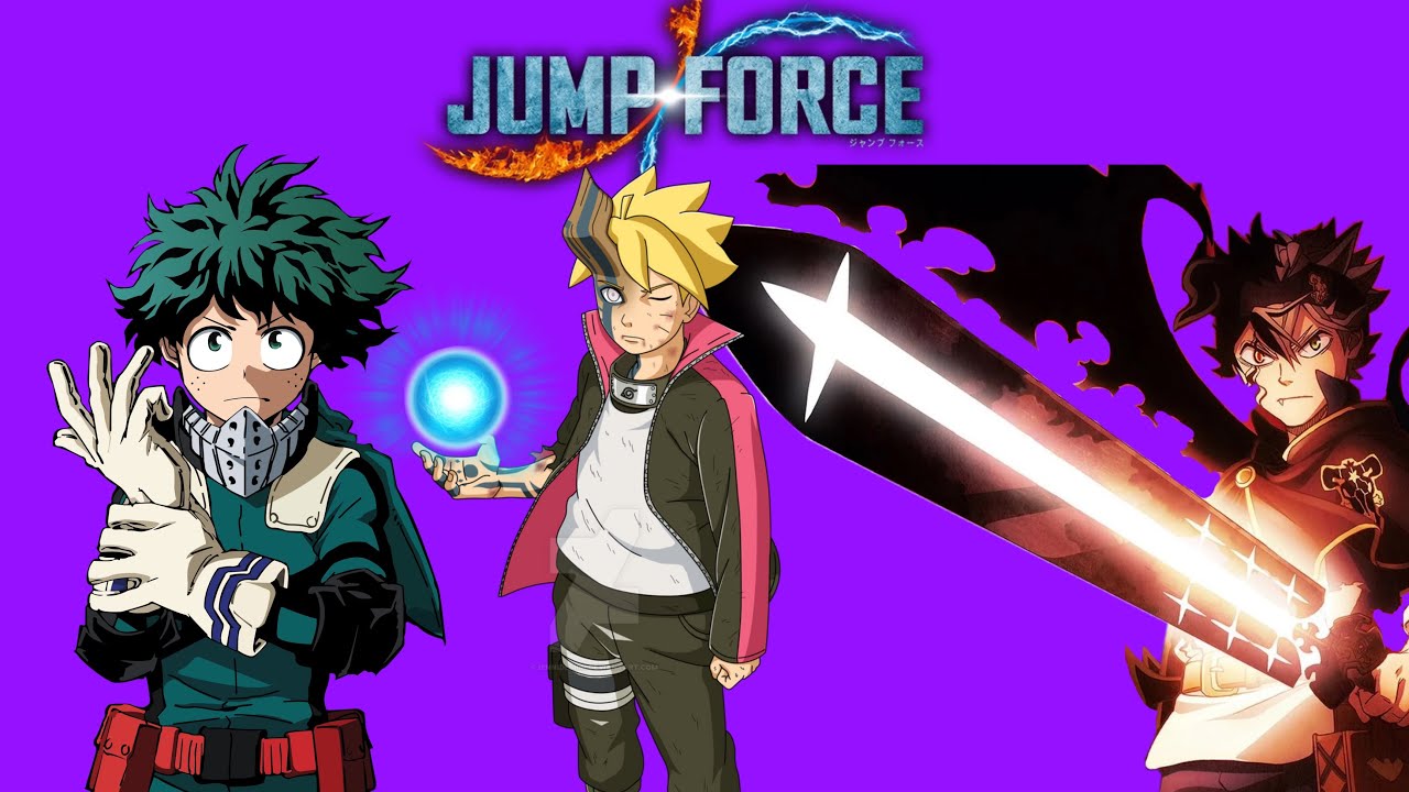 JUMP FORCE NEW GEN MC VS VILLAINS - YouTube