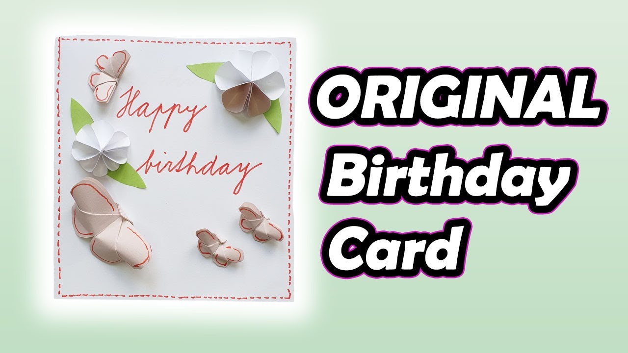 Fold Your Way to the Perfect Birthday Gift: Origami Card Tutorial # ...