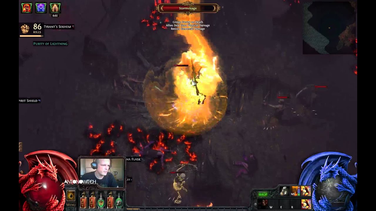 Path of Exile * ProCrit Staff Slam Build PoE - YouTube