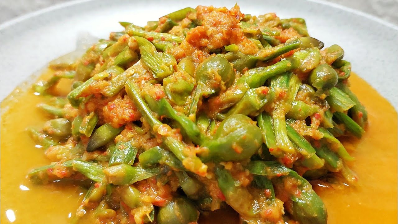 Resep TUMIS SAYUR GENJER | tumis genjer ebi | bunga genjer | enak dan ...