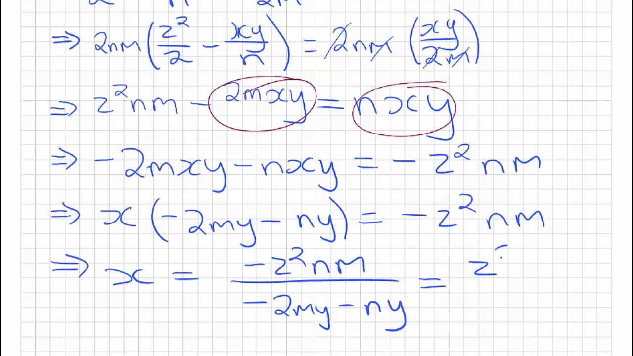 Fractions - Solving equations with fractions - YouTube