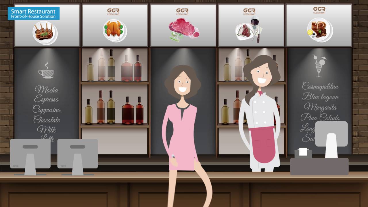 Smart Restaurant Front-of-House Solution - YouTube