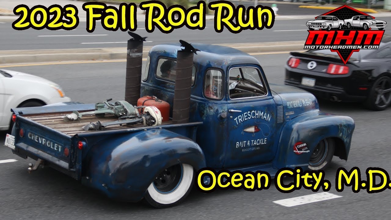 Hot Rods And Muscle Cars Cruise Ocean City's Fall 2023 || A Car ...