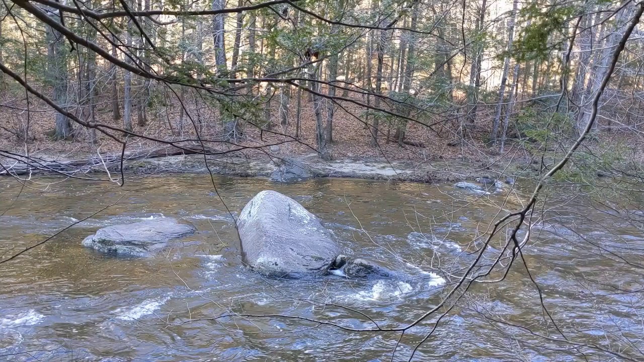 60 seconds along the Shepaug River - YouTube