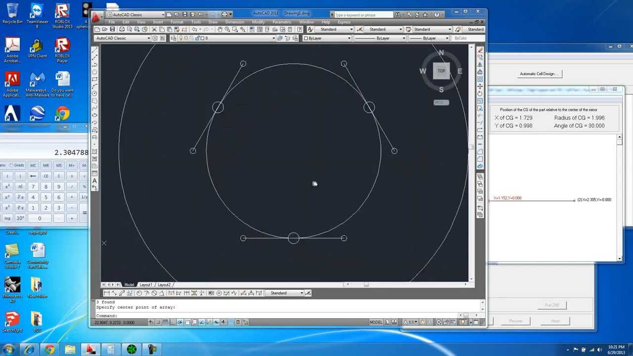 Mirror Cell Design with GUI Plop - YouTube