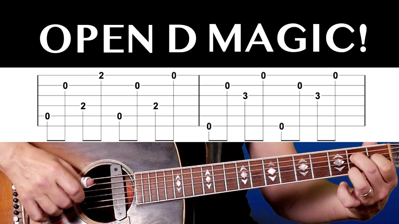 Beautiful Fingerpicking in Open D Tuning – Easy Patterns + TAB! - YouTube