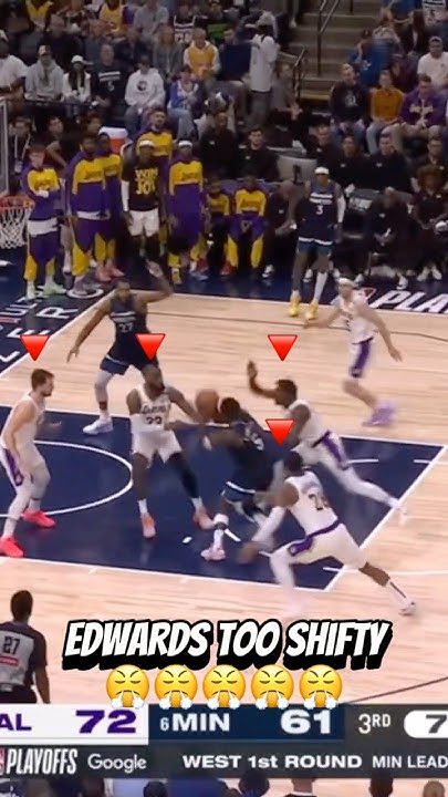 Anthony Edwards Blows By LeBron & Finney-Smith for Crazy Finish! #nba #nbahighlights # ...