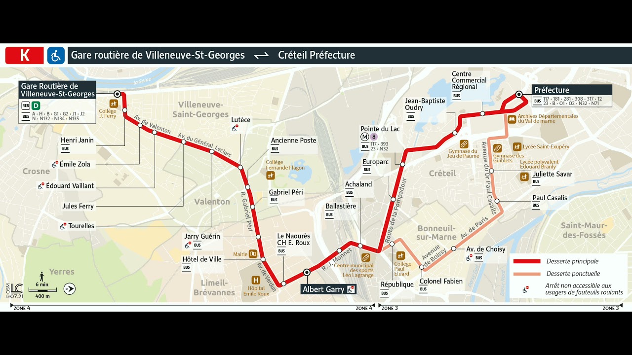 Transdev Strav BUS Ligne K annonce : Créteil-Préfécture - YouTube