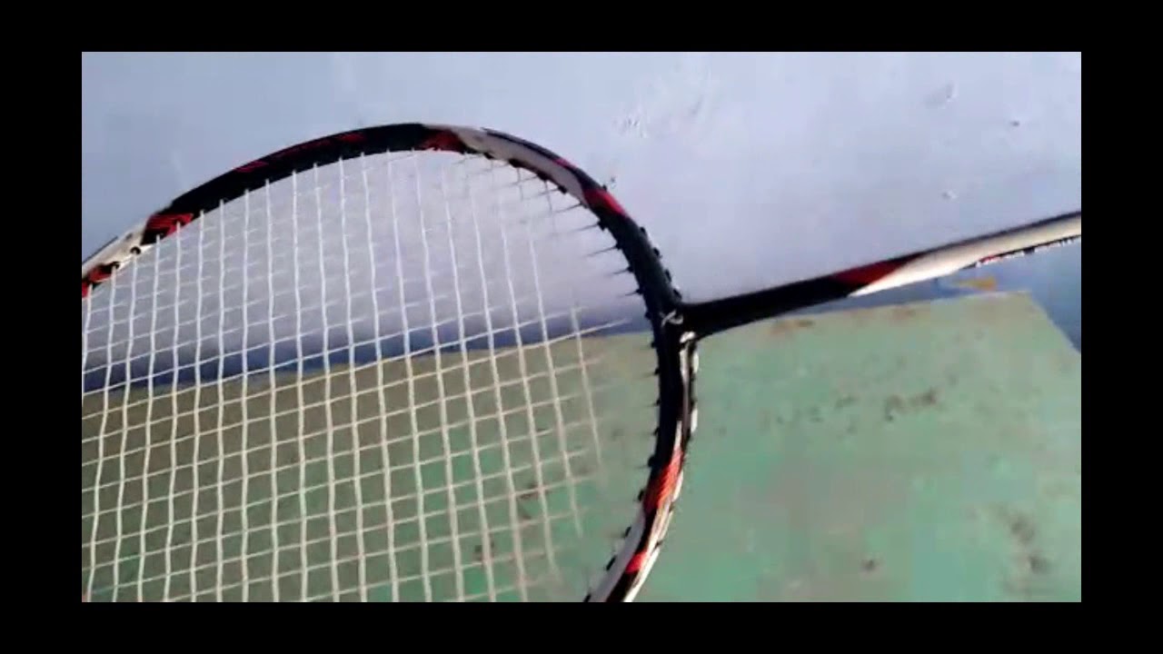 Review Thrax Mega Power Series badminton Racket - YouTube