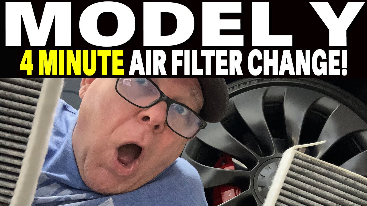 EASY Tesla Model Y Cabin Air Filter Change in 4 Minutes! - YouTube
