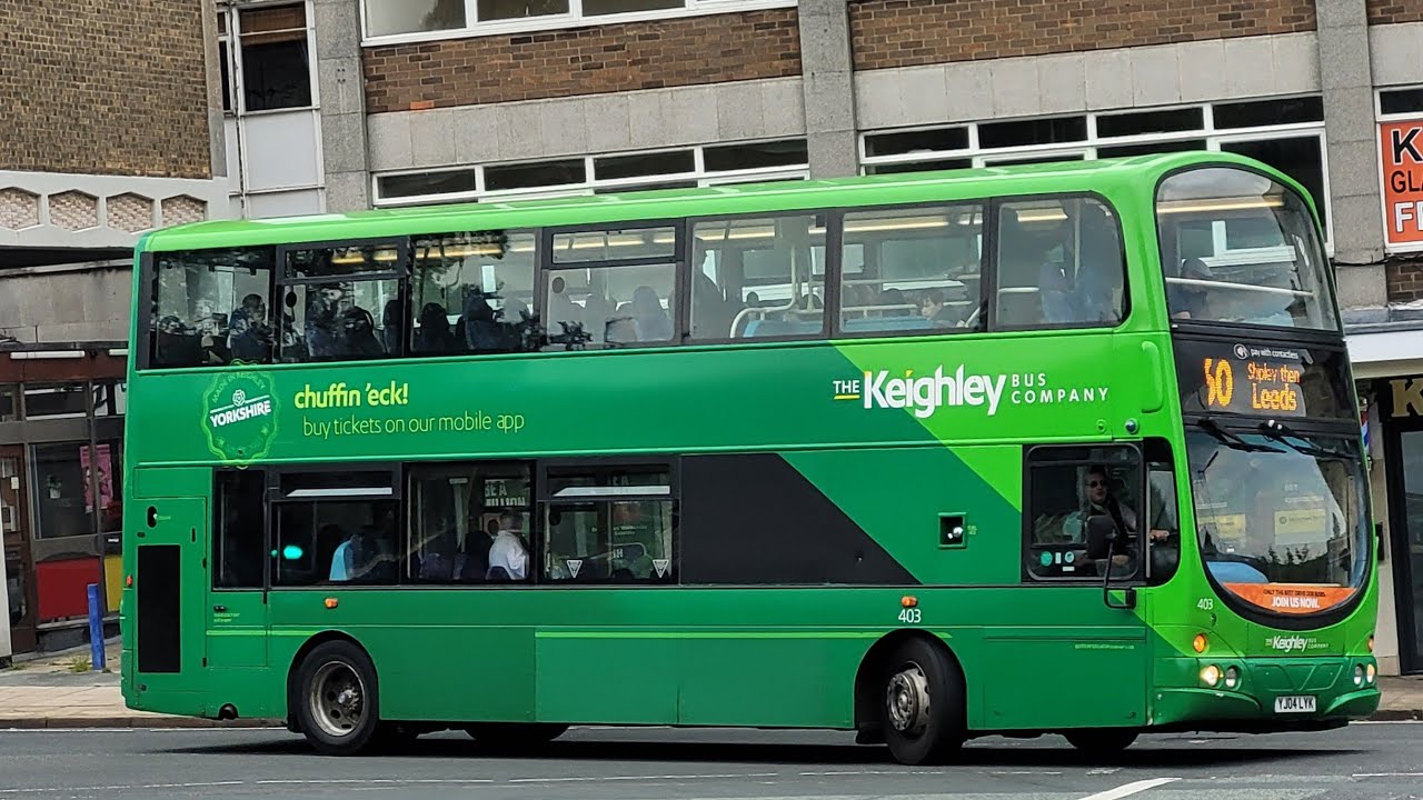 [HD WS] Transdev Keighley Bus Company 403 (YJ04 LYK) On The Aireline 60 ...