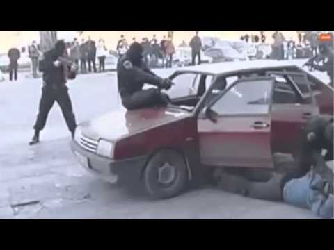 Rusiya polisi ile Azerbaycan polisi