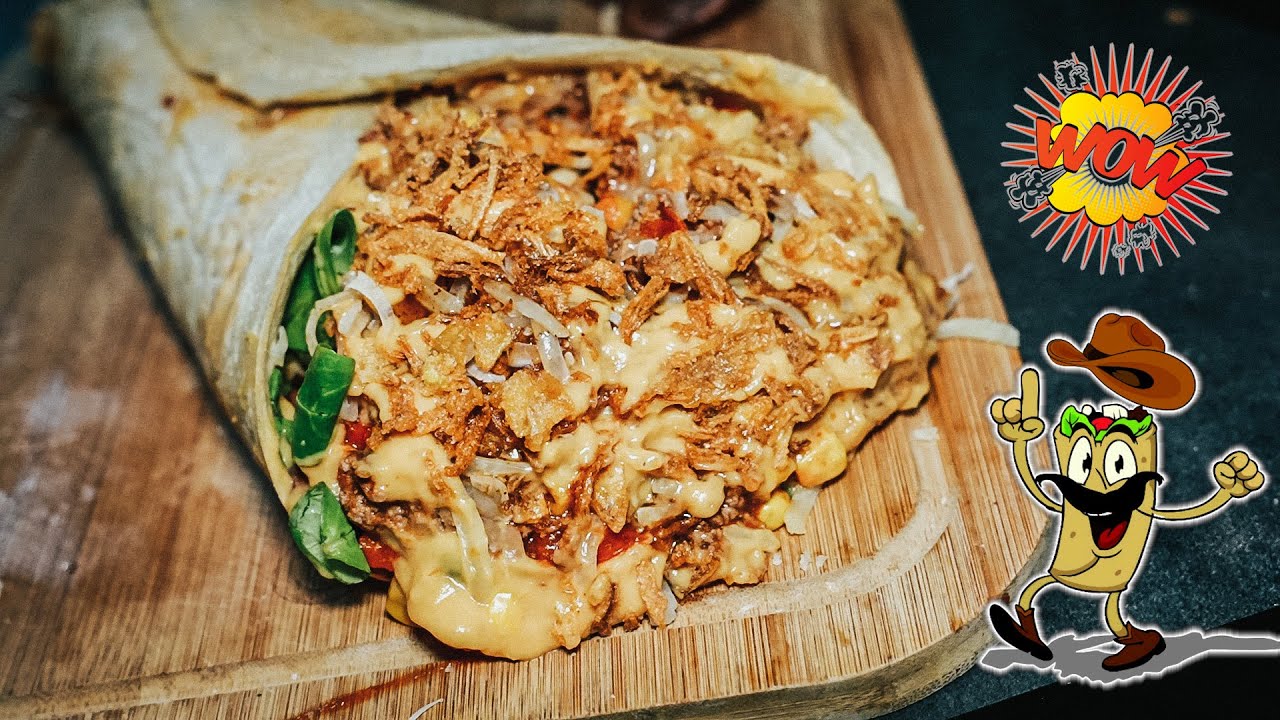 Der MONSTER BURRITO mit dem Süße Rolle Teig 😍 - YouTube