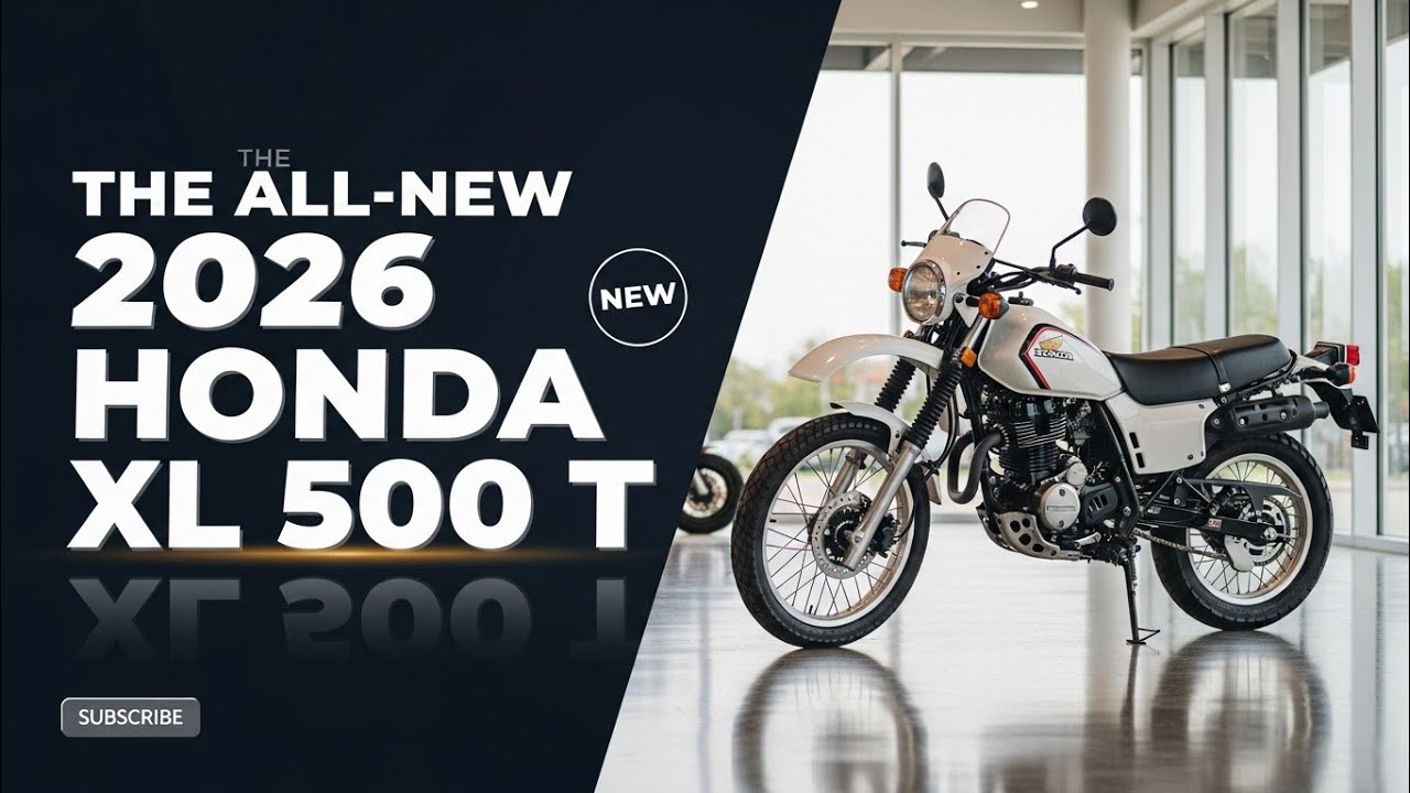 Finally LAUNCHED! The All-New 2026 Honda XL 500 T — A Legendary Name ...