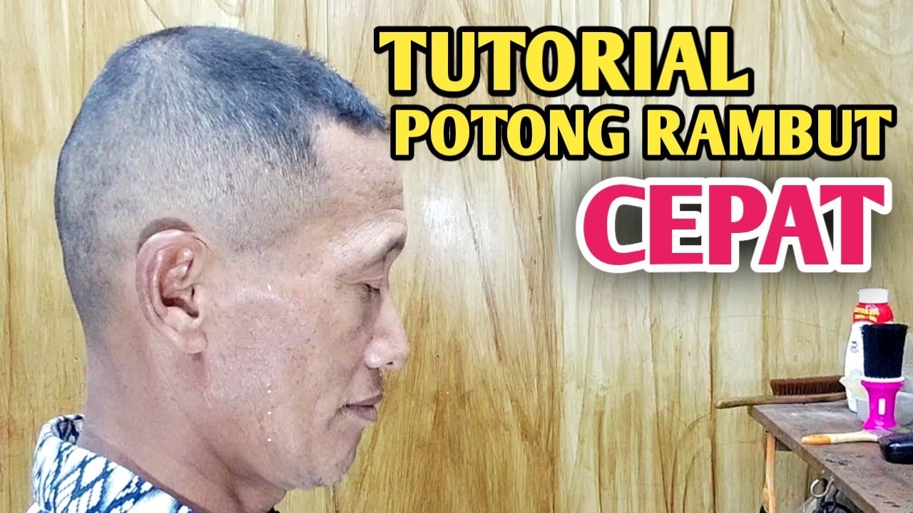 CARA POTONG RAMBUT CEPAT model cepak 012 - YouTube