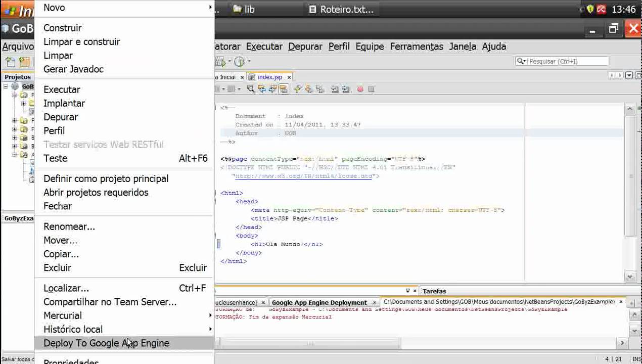 NetBeans + Google App Engine (GAE) + Google Code Hosting (GCH ...