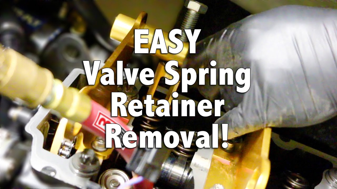 How To Replace Your Sea Doo Jet Ski Rotax Engine Valve Spring Retainers ...